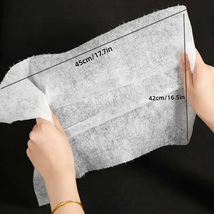 12 Pcs Anti-Grease Filter Paper For Range Hood, Non-Woven Absorbent Oil ...