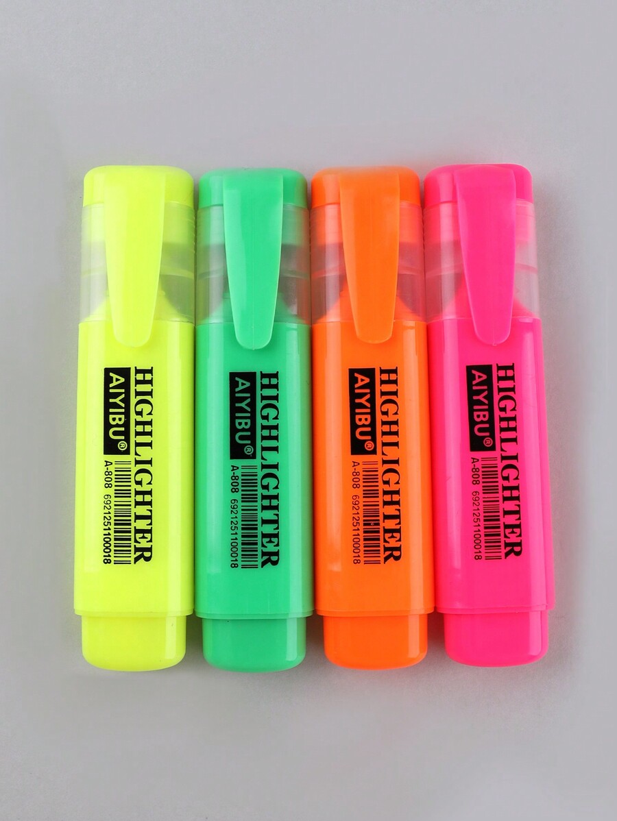 1/2 set Boîte Marqueur surligneurs individuels explosifs, marqueur de ...