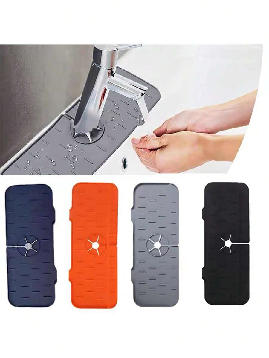 1pc Faucet Splash-Proof Device, Water-Resistant Pad For Hand Sink ...