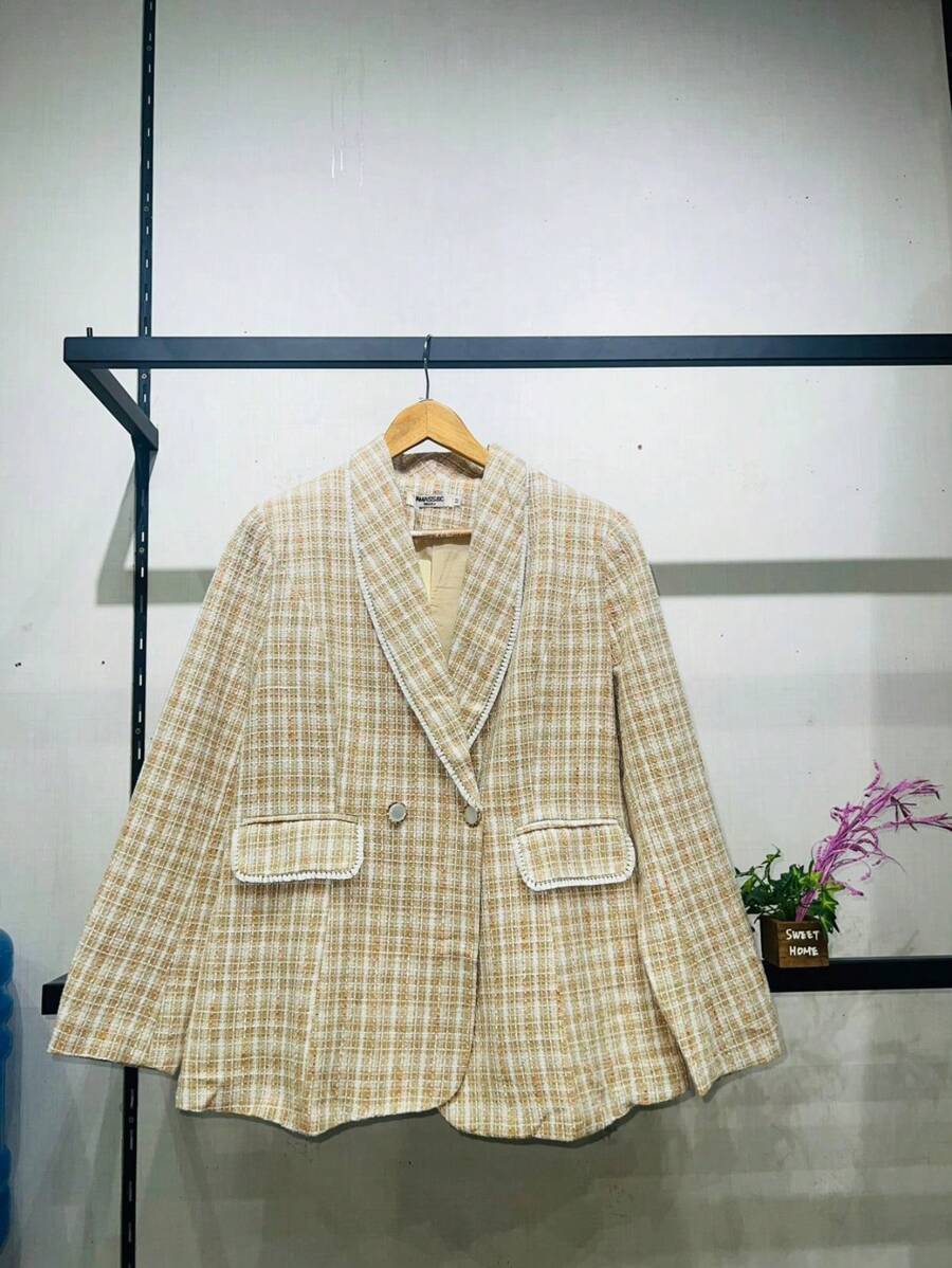 Blazer Feminina Bege | SHEIN Brasil