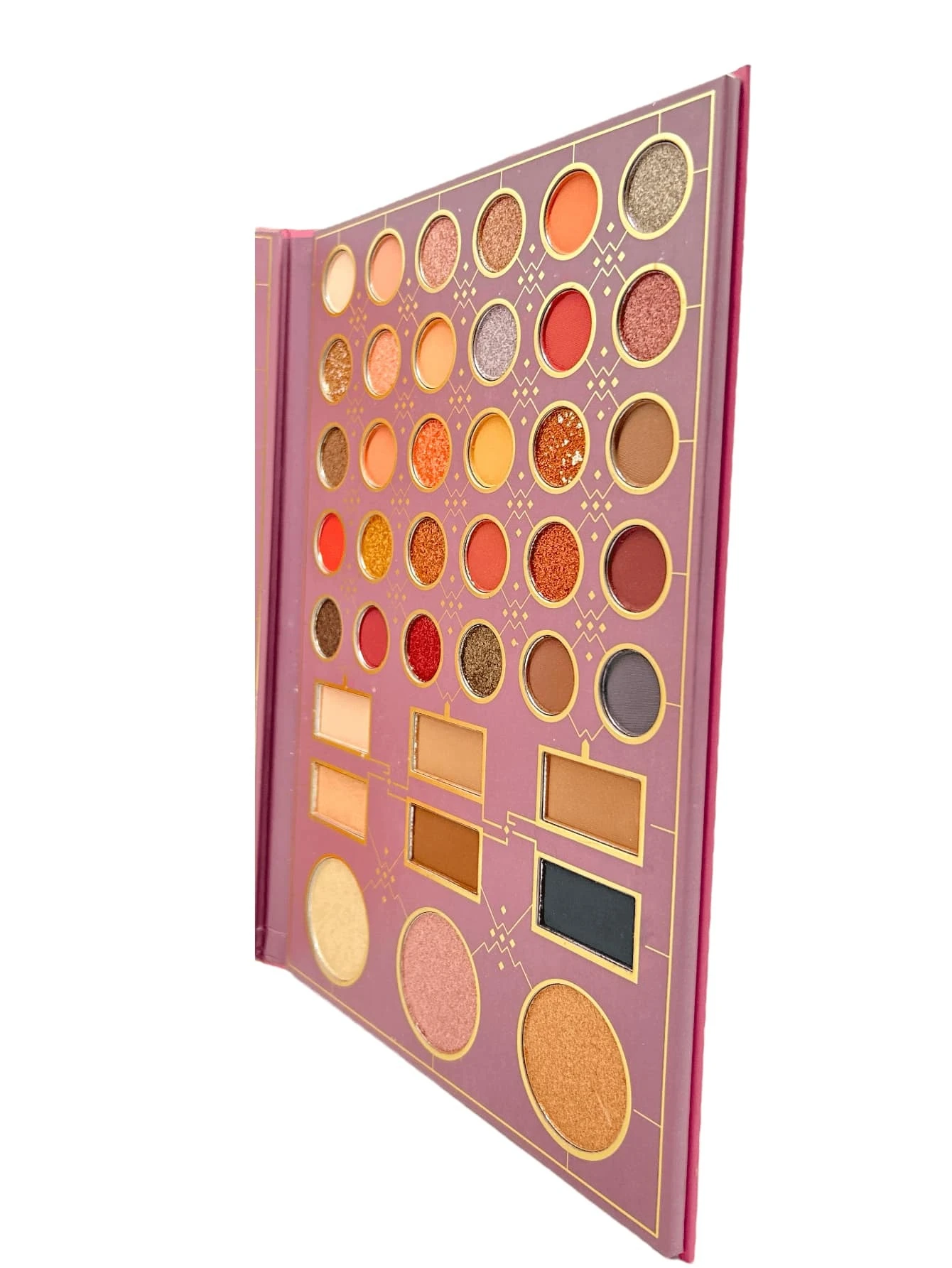 Paleta Sombras de Ojos 80 Colores Maquillaje Libro Sombra Larga Duración Acabado Mate Glitter ...