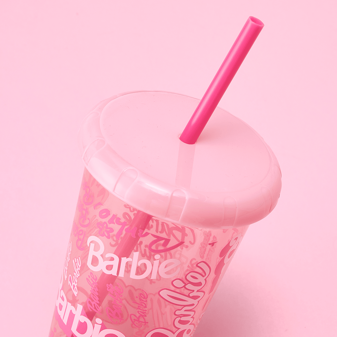 Miniso Barbie Daylight Shine Series Straw Cup 520mL Plastic Cups 4 ...