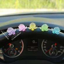 5pcs Adorable Resin Turtle Car Ornament, Creative Car Interior ...
