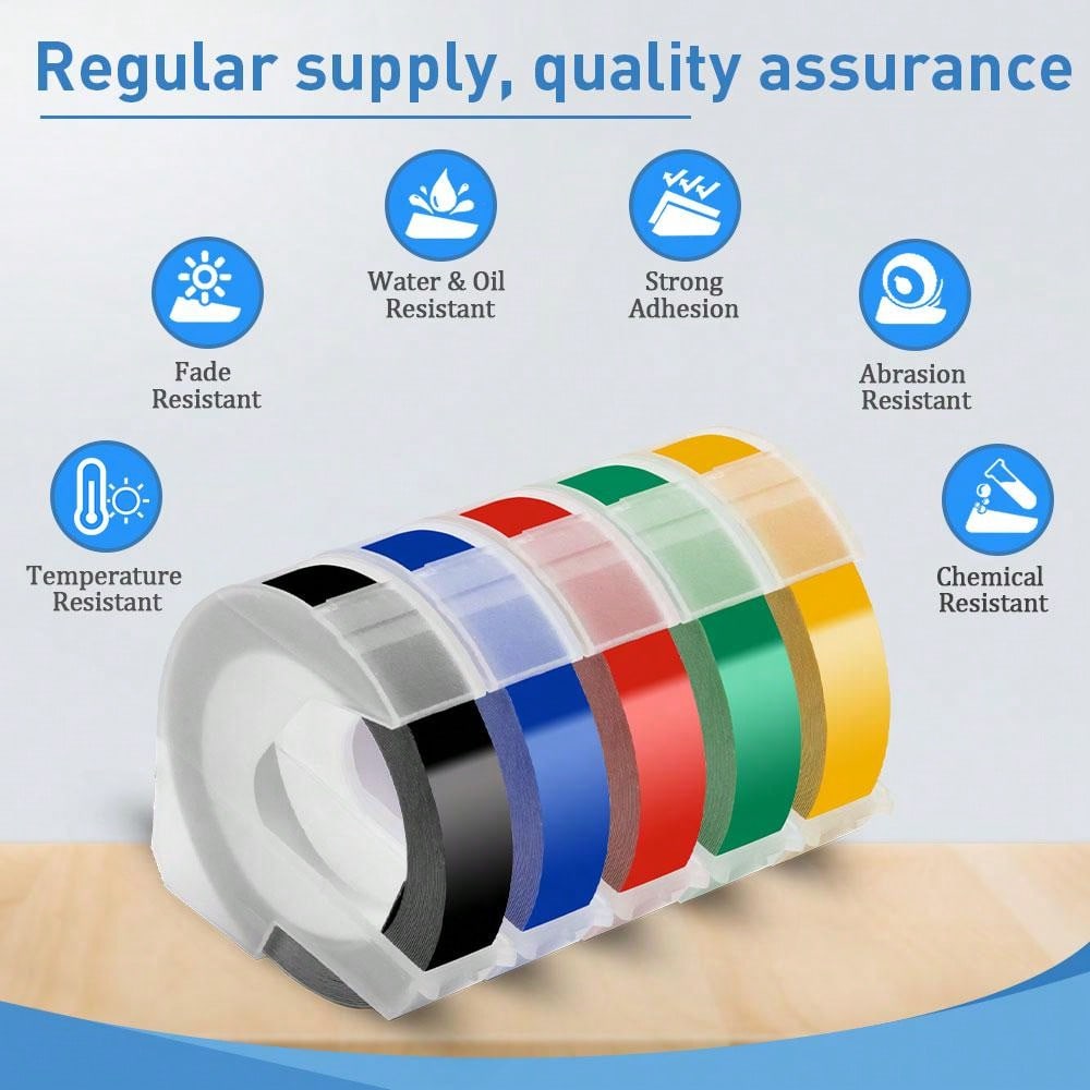 1Pcs Compatible Dymo 3D Label Tape Compatible Phomemo E975 B90 9mm Dymo ...