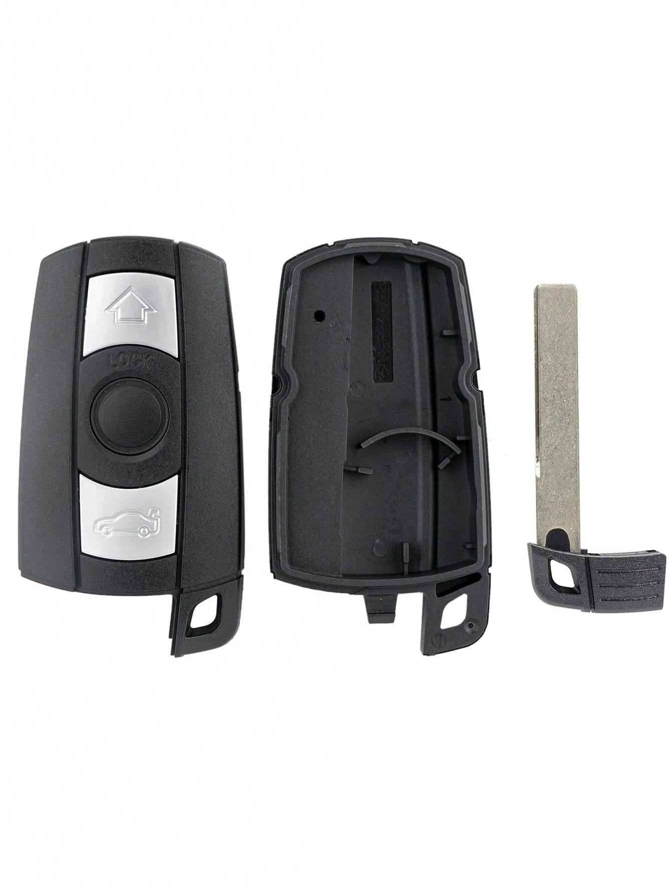 3 Buttons Smart Remote Car Key Fob Case Shell Replacement Uncut Blade ...