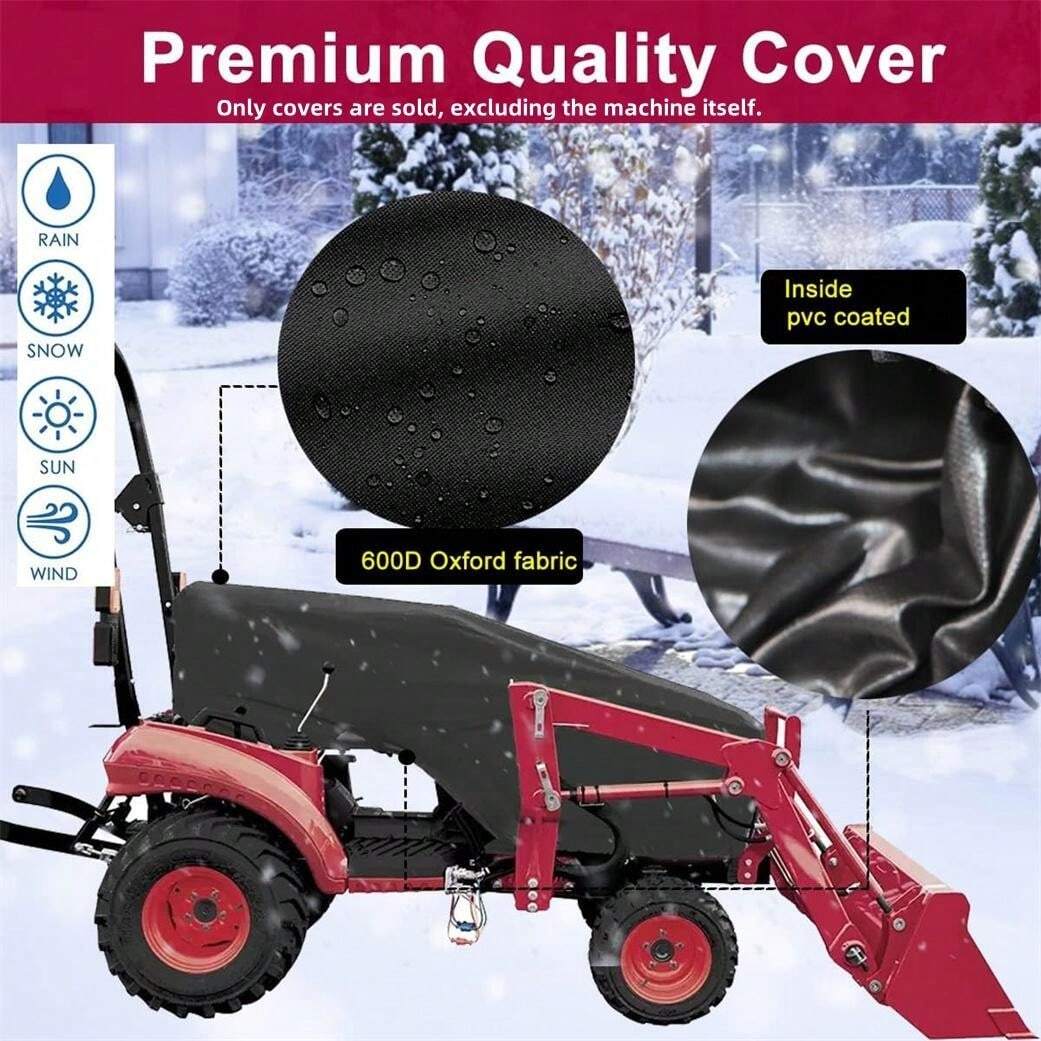 1pc 800D Polyester Thickened Heavy Duty Compact Tractor Cover ...