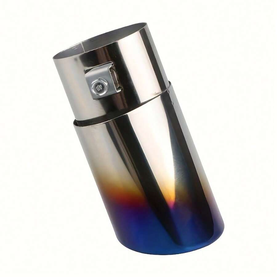 Burnt Blue Stainless Steel Exhaust Muffler Tip System With Exhaust ...