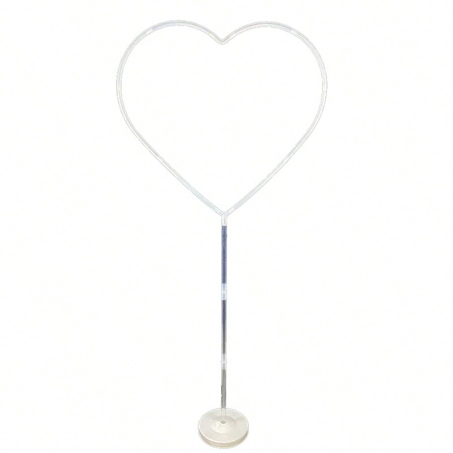 1pc Heart Shaped Balloon Column Base Stand For Balloon Garland, Wedding ...