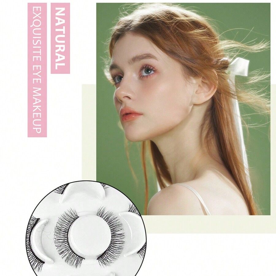 7 Pairs Multilayer 3d Natural-Looking Fox Style False Eyelashes, One ...