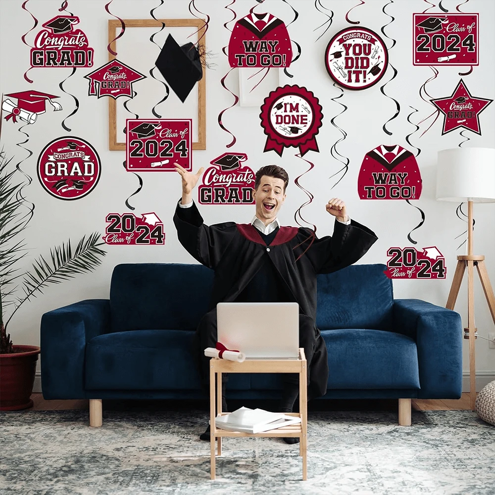 11pcs/Set, 2024 Graduation Decorations Class Of 2024, Graduation ...