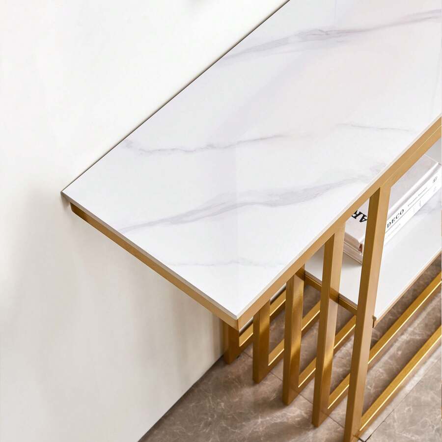 Modern Sintered Stone Console Table Stylish Design, Durability, And ...