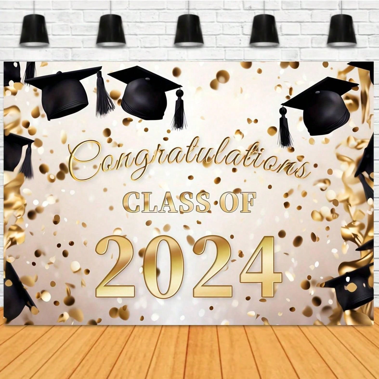 Graduation Photography Backdrop 2024 Graduate Celebration Graduation ...