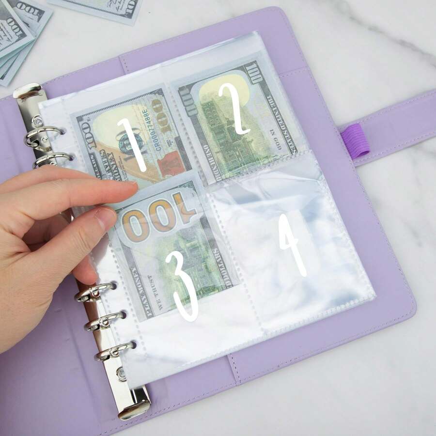 25 Sheets 100 Envelopes Money Saving Challenge A5 Binder Inserts For A5 ...