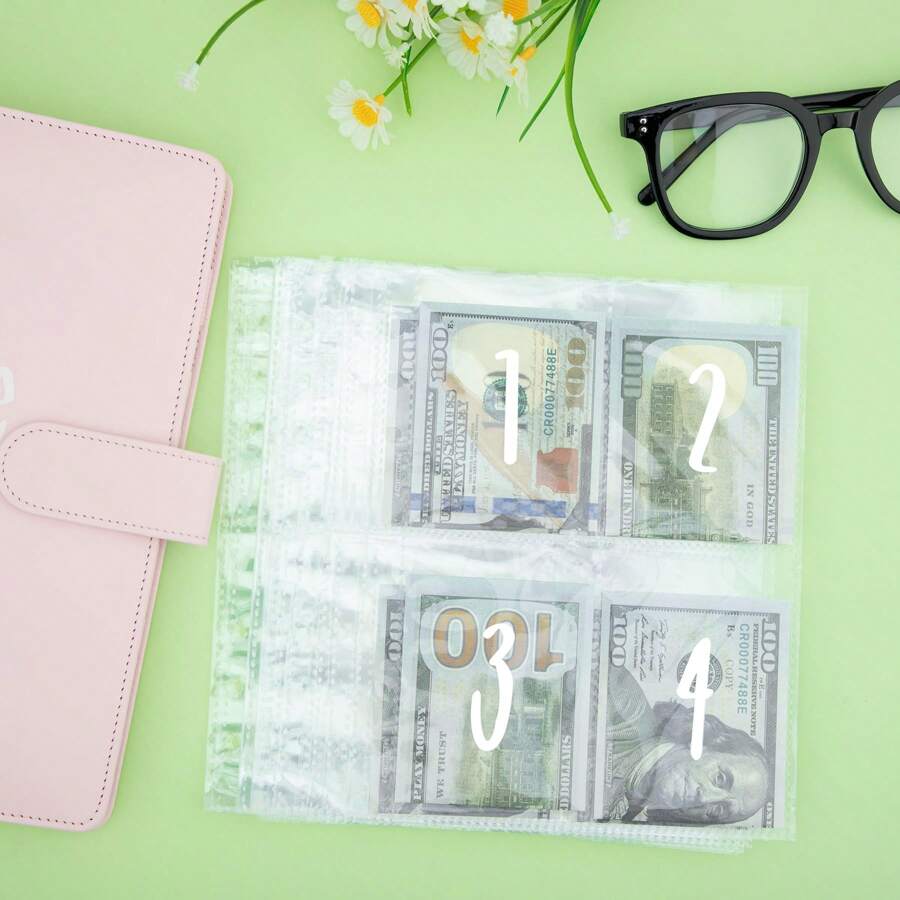 25 Sheets 100 Envelopes Money Saving Challenge A5 Binder Inserts For A5 ...