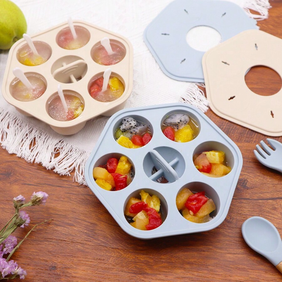 Diy Food Containers, Ice Cube Trays With Lids, Silicone Boxes For Ice ...
