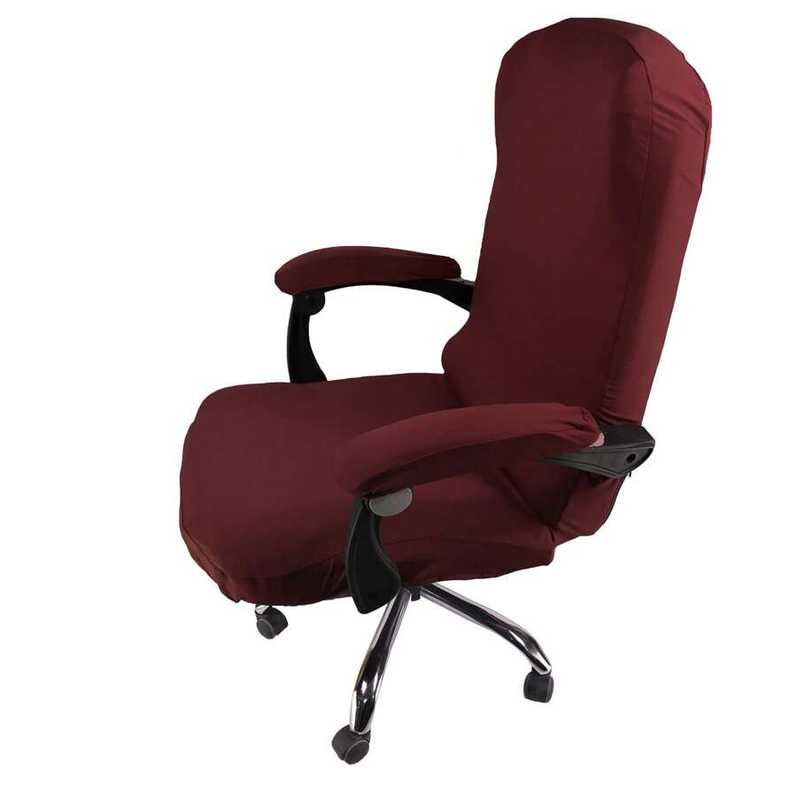 Office Chair Covers, Stretch Computer Chair Cover With Armrest Covers ...