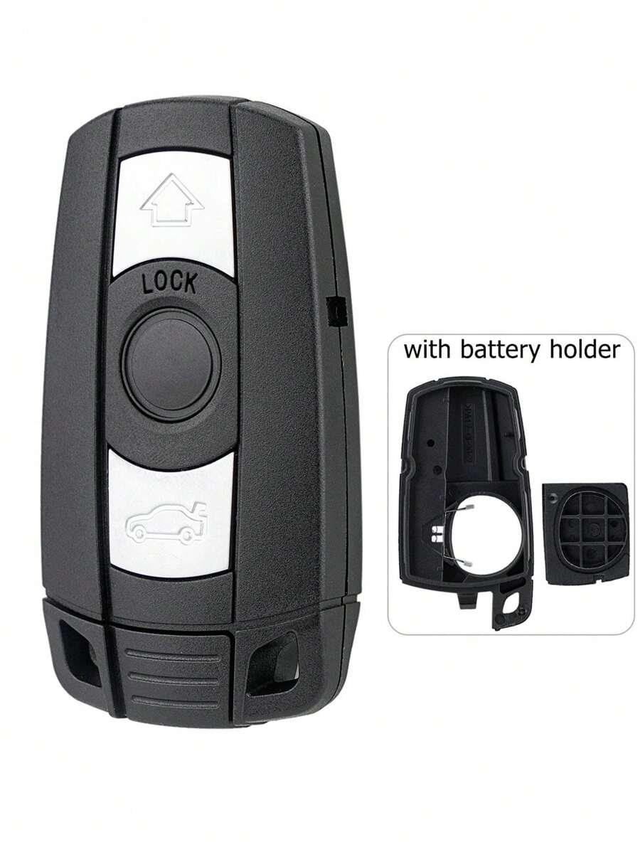 3 Buttons Smart Remote Car Key Fob Case Shell Replacement Uncut Blade ...