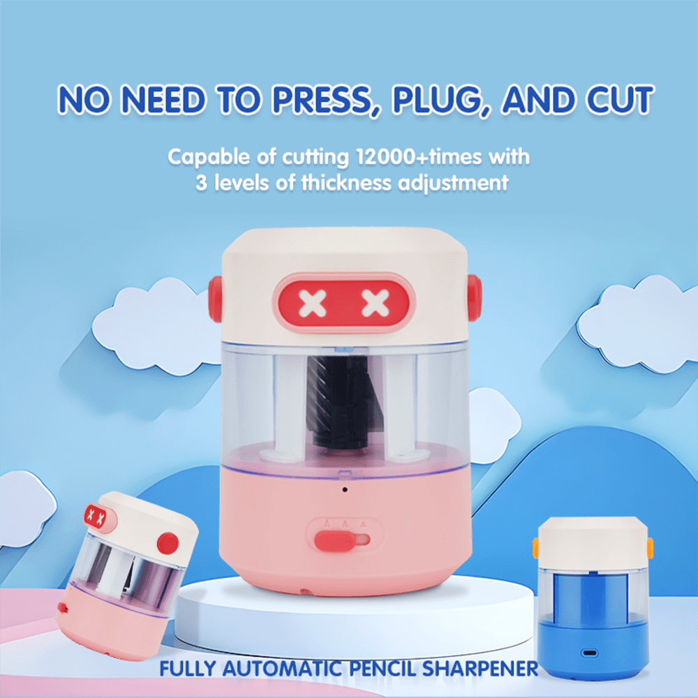 Pink Fully Automatic Electric Pencil Sharpener, For Students, Artists ...
