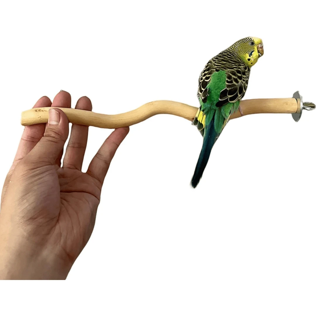 1pc Natural Solid Wood Bird Perch Stand, Perch Rod, Grinding Claw Stick ...