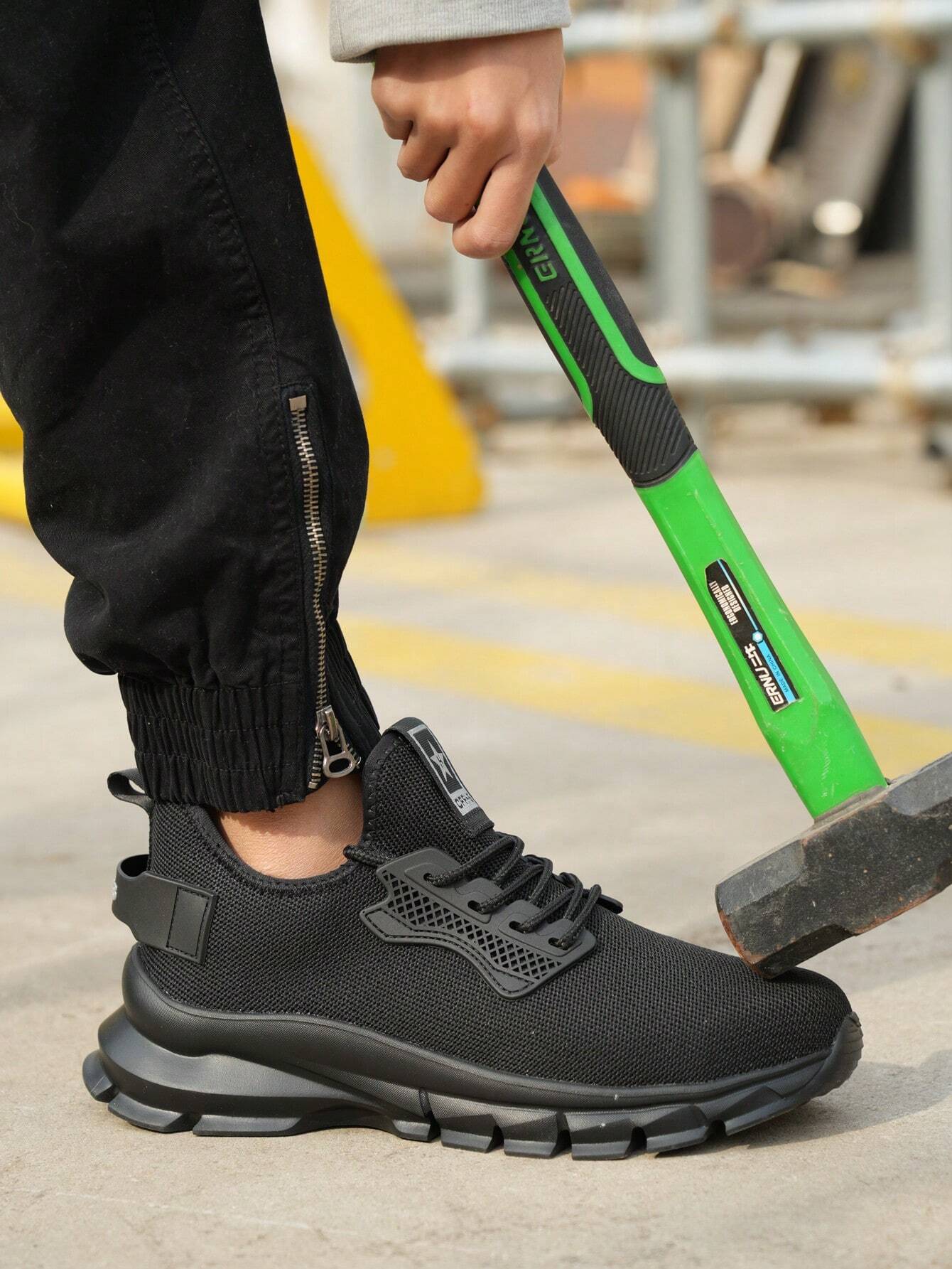 Steel Toe Shoes For Men Hiking Boots Work Trainers Steel Toe Cap ...