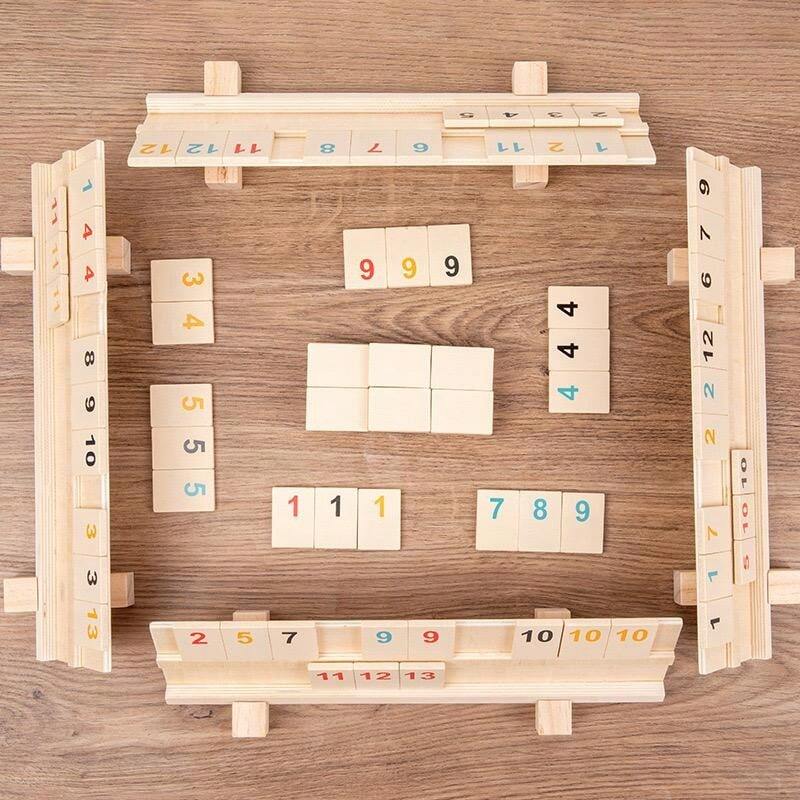 Wooden Mahjong With Palestine Pattern, Versatile Game Board For ...