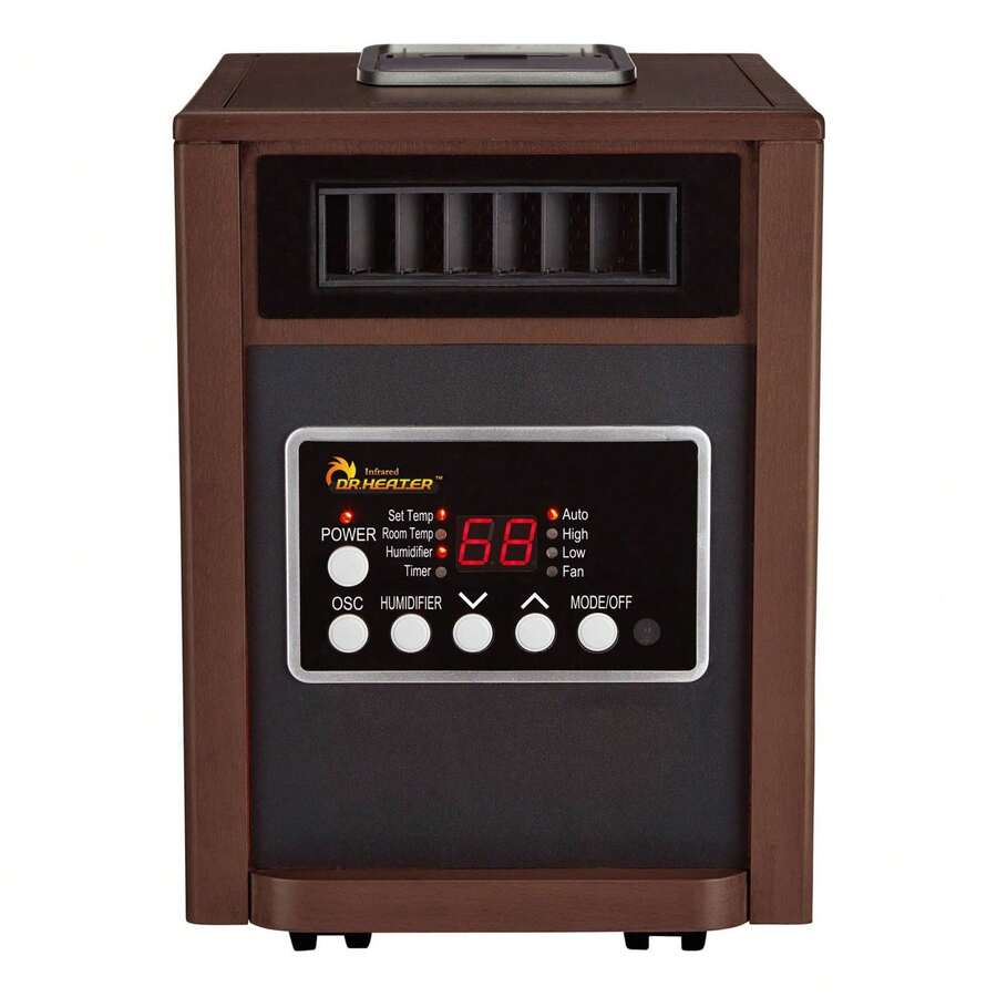 Dr. Infrared Heater 1500W, Advanced Dual Heating System With Humidifier ...