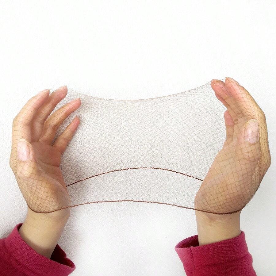 100pcs Hairnet Bun Net Invisible Hair Net Elastic Mesh 20inch 50cm ...
