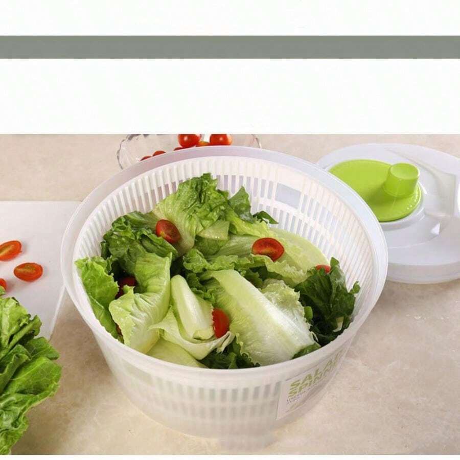 Salad Rotator, Vegetable Washer, Dryer, Filter, Drainer, Simple One ...