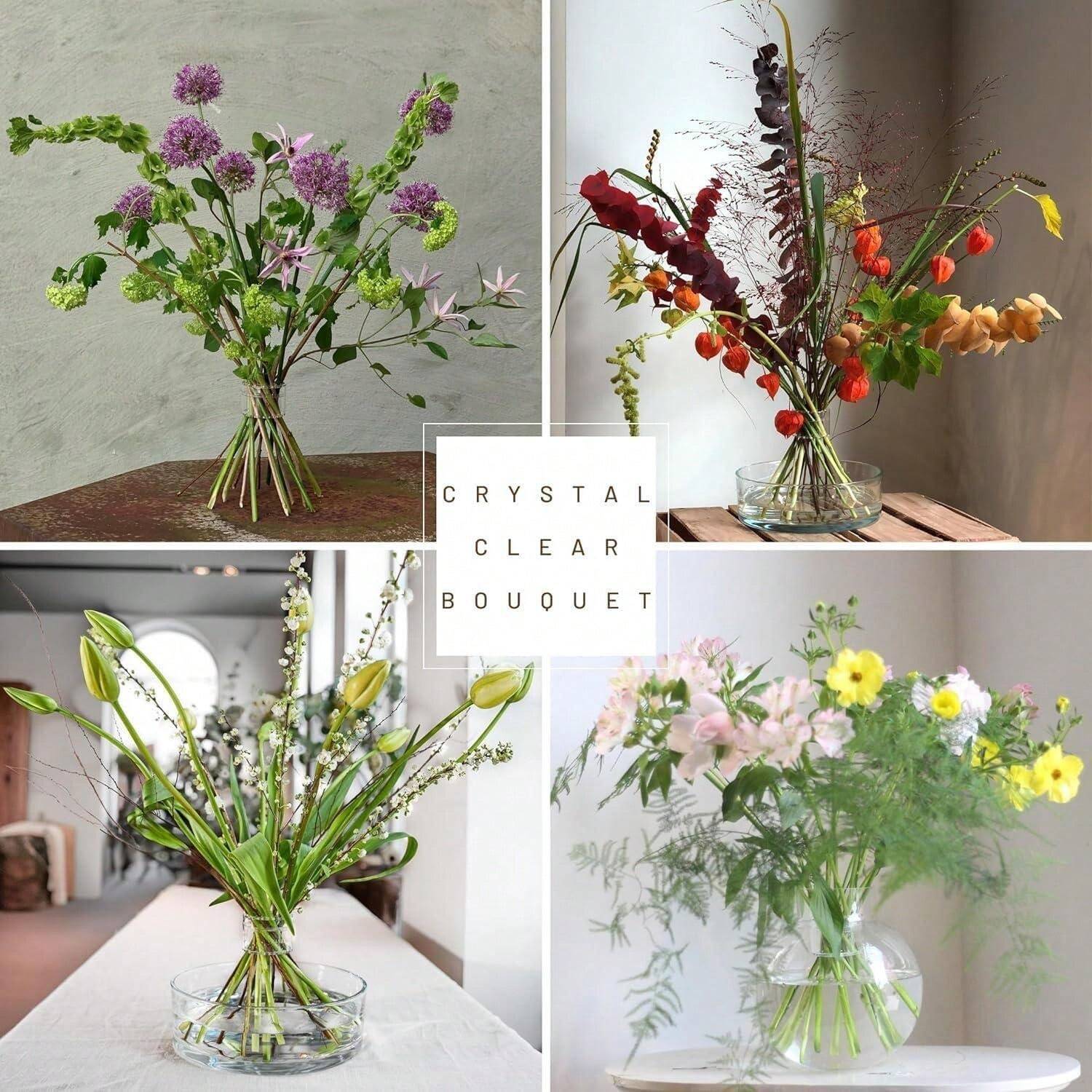 Spiral DIY Flower Arrangement Stem Holder, Spiral Flower Vase Support ...