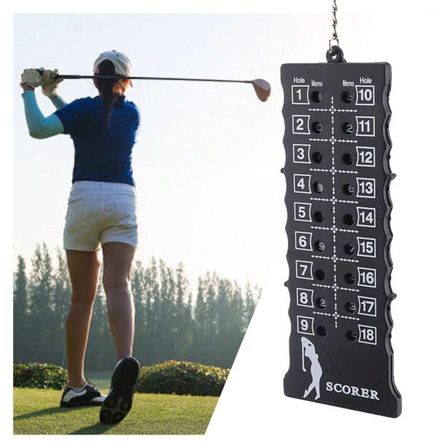 Golf Score Counter,Golf Scorer ABS Plastic Strip Type 18 Holes Accurate ...