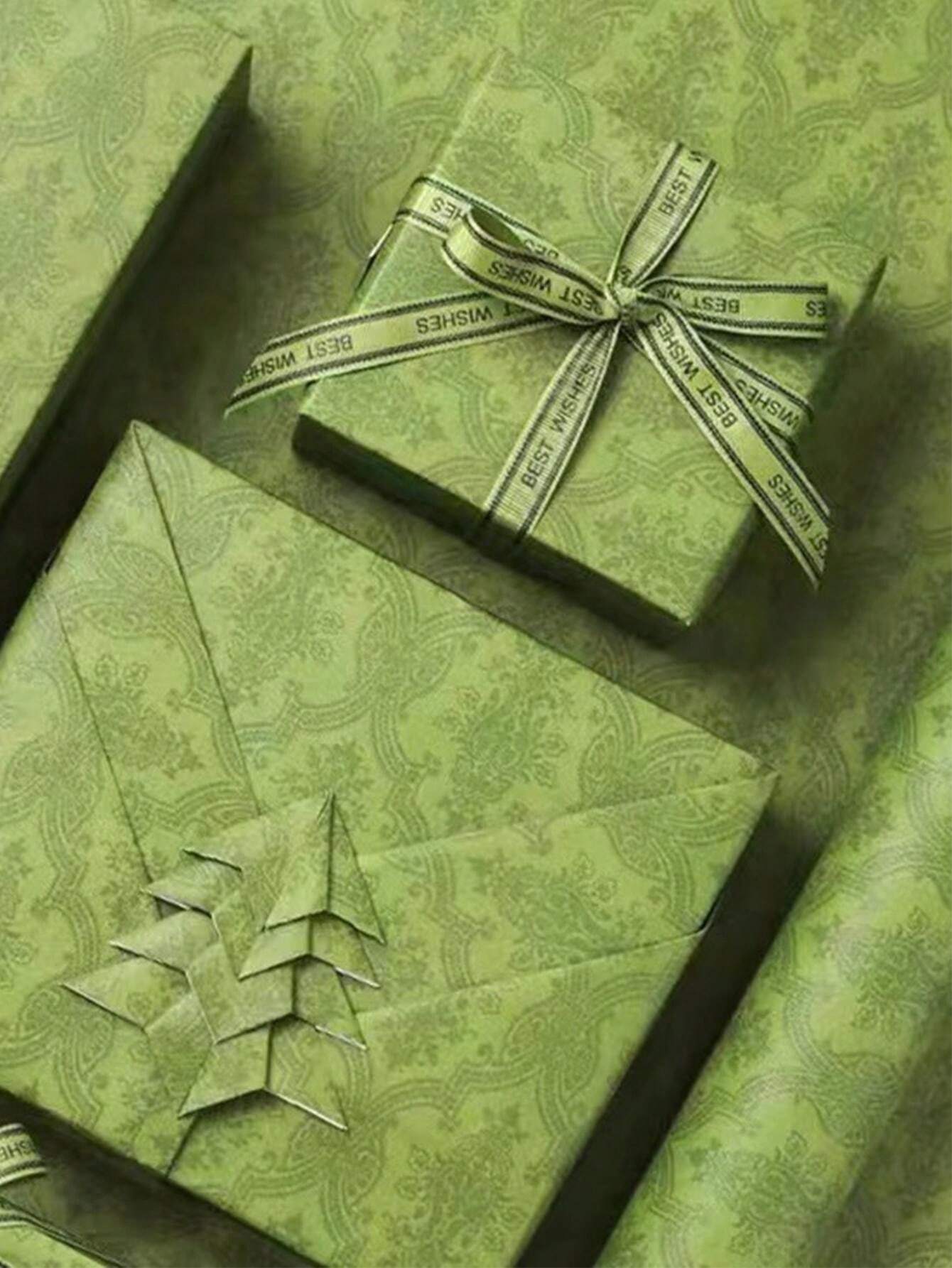 Vintage & Luxurious Embossed Wrapping Paper Set Of 10 Pieces For ...