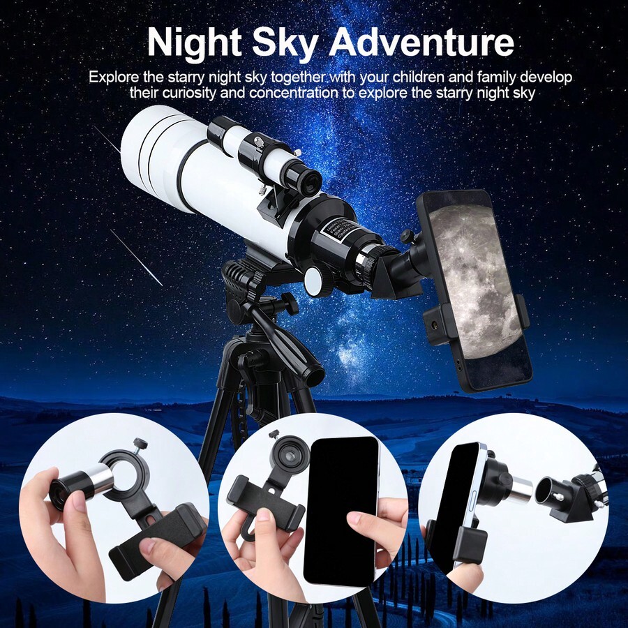 40070 Reflecting Astronomical Telescope Multi-Coated Magnesium Aluminum ...