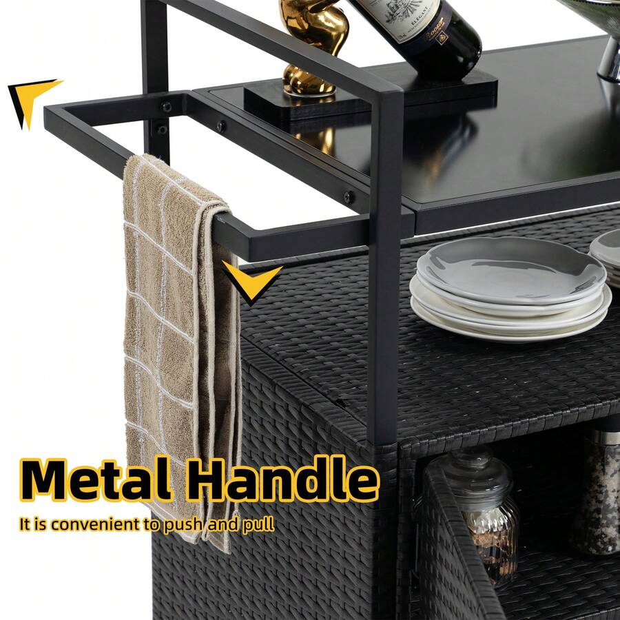 Tengbian Mobile Tea And Dining Car, Indoor And Outdoor Garden Courtyard ...