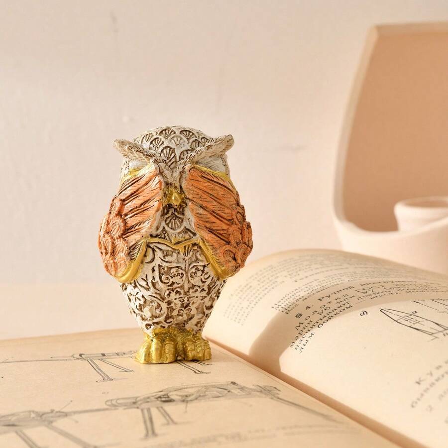 Creative Home Decor Owl Figurine - Hear No Evil, See No Evil, Speak No ...
