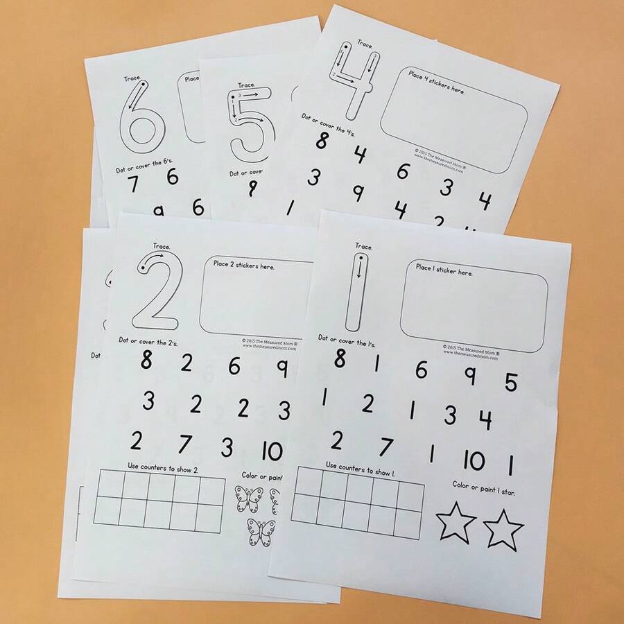 Number Tracing Book For Preschoolers: Preschool Numbers Tracing Math ...