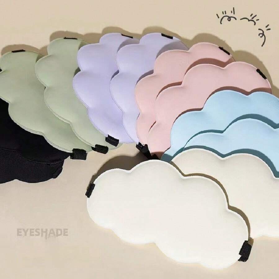3D Cloud-Shaped Breathable Memory Foam Slow Rebound Eye Mask Without ...