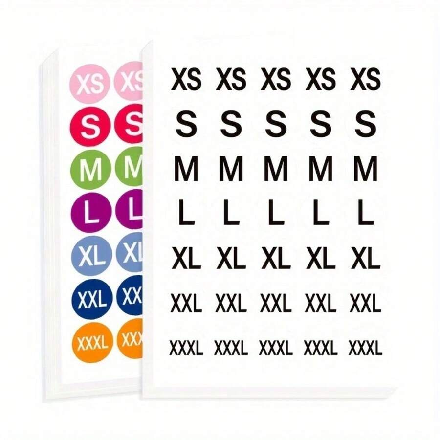 350pcs/Pack Self-Adhesive Size Specification Dot Serial Number Label ...