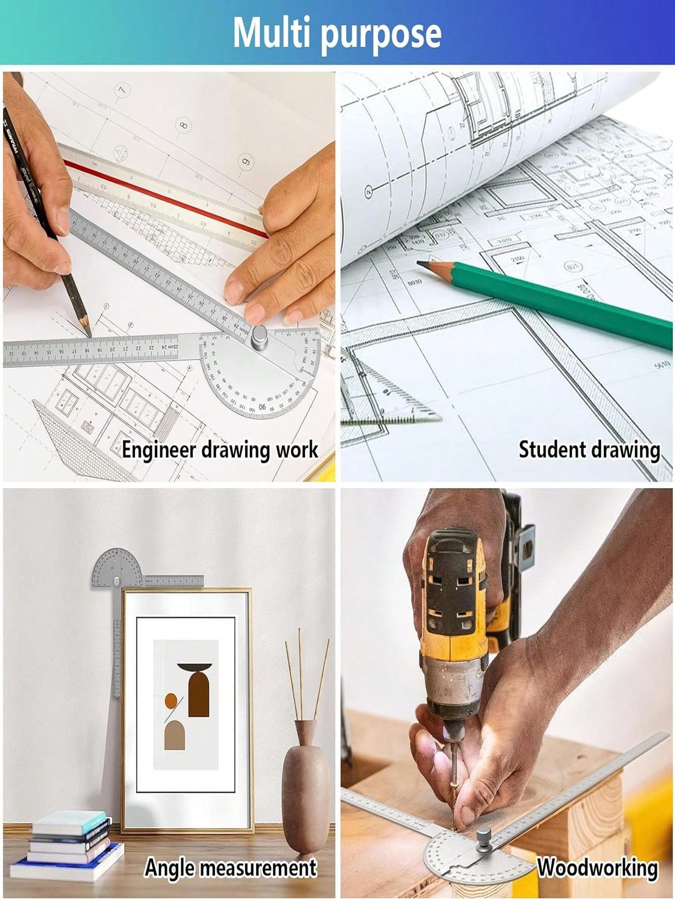 Measure Angles Accurately With This Heavy-Duty Stainless Steel ...