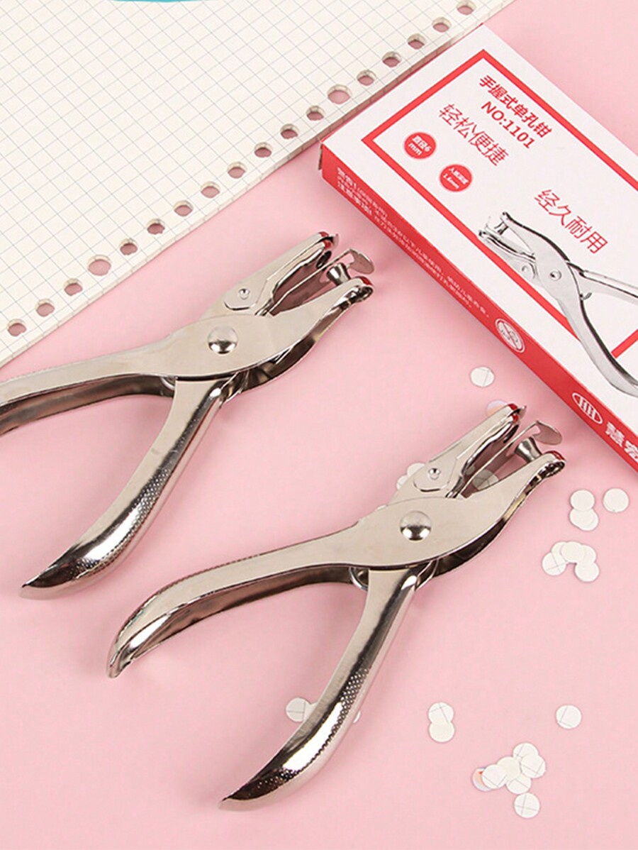 Metallic Manual Hole Punch, Office Stationery, A4 Size Single Hole ...