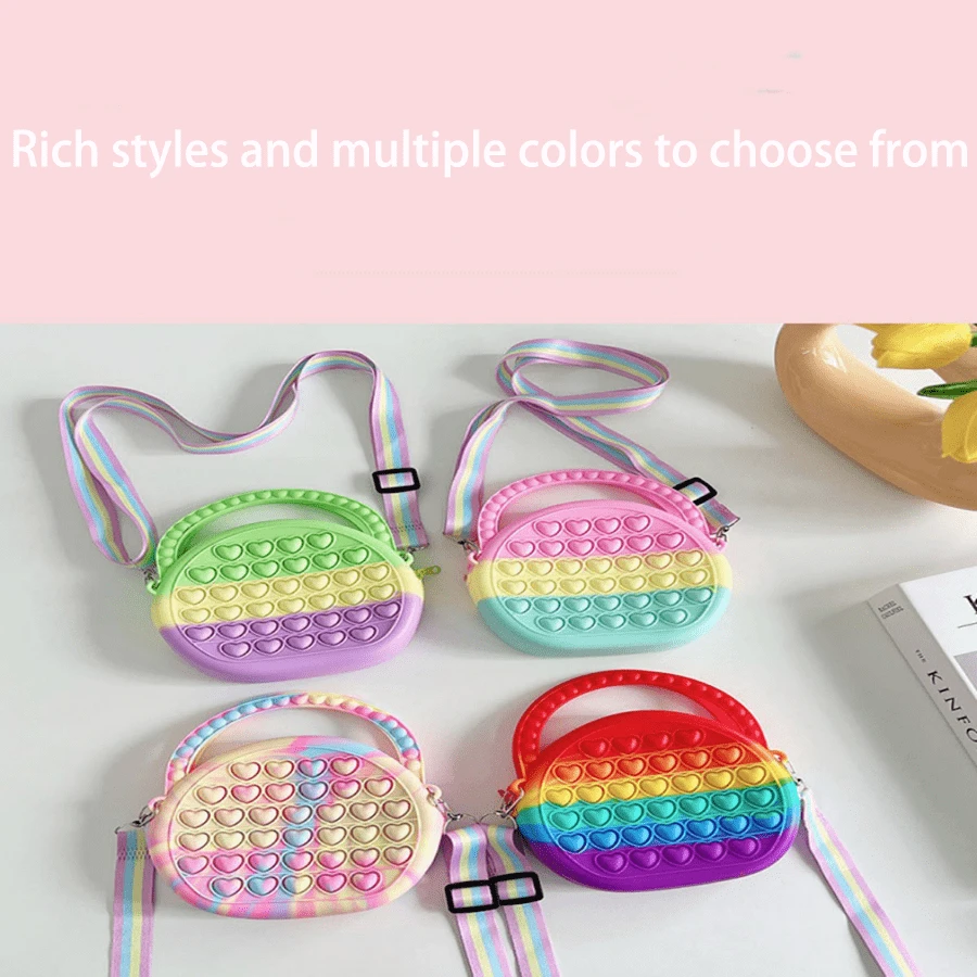 Silicone Sensory Bag Princess Zero Wallet Silicone Crossbody Adult And ...