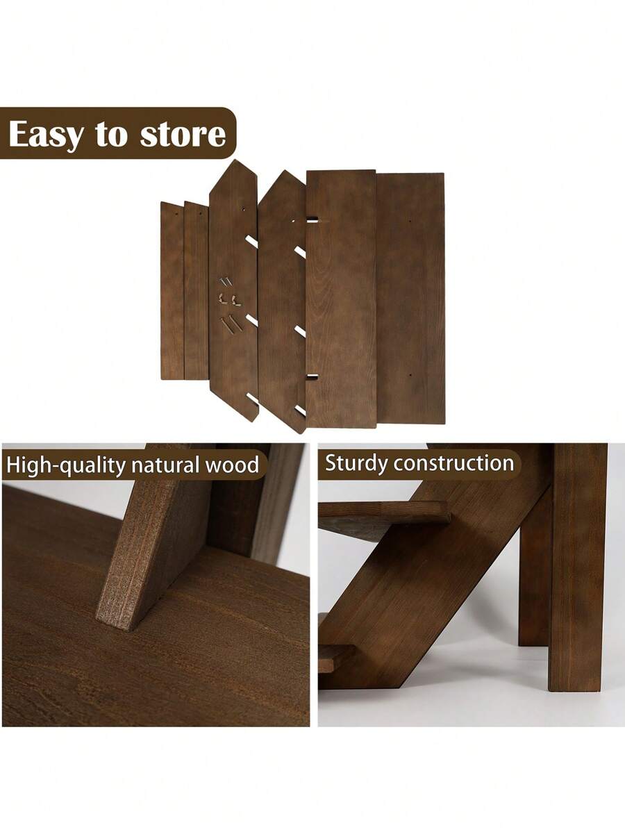 4-Tier Wooden Retail Display Riser Wooden Display Stand Cupcake Stands ...