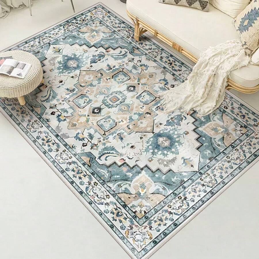 2024 New Light Luxury High-End Living Room Carpet, Wash-Free And ...