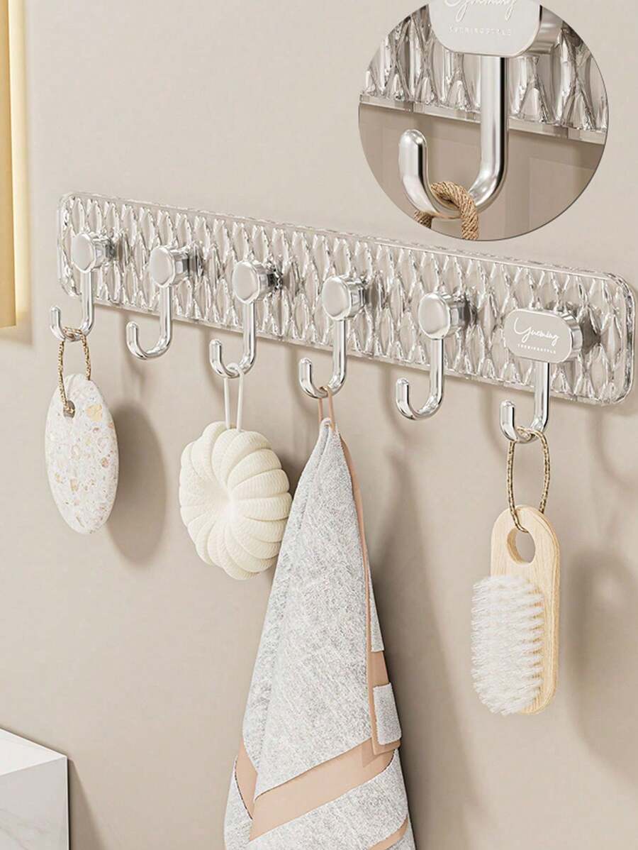 Heavy Duty Adhesive Hook, Wall Mounted, No Trace, Door Hook, Kitchen ...