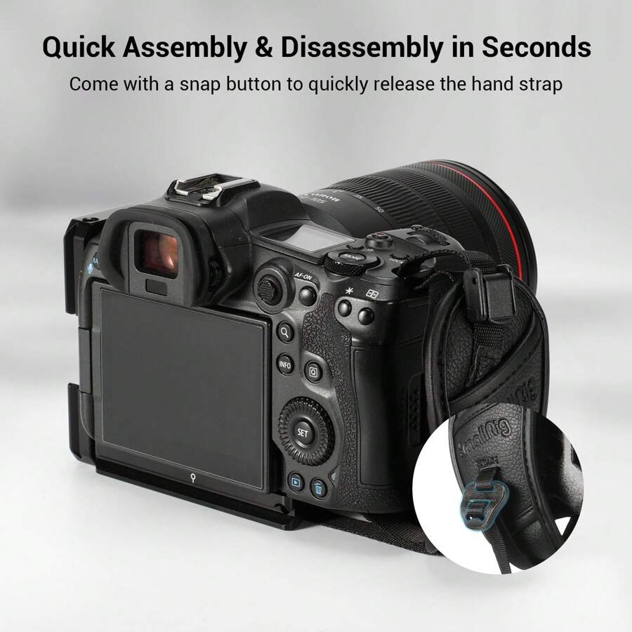 SmallRig Camera Cage Wrist Strap, Hand Strap With Quick Adjustable And ...