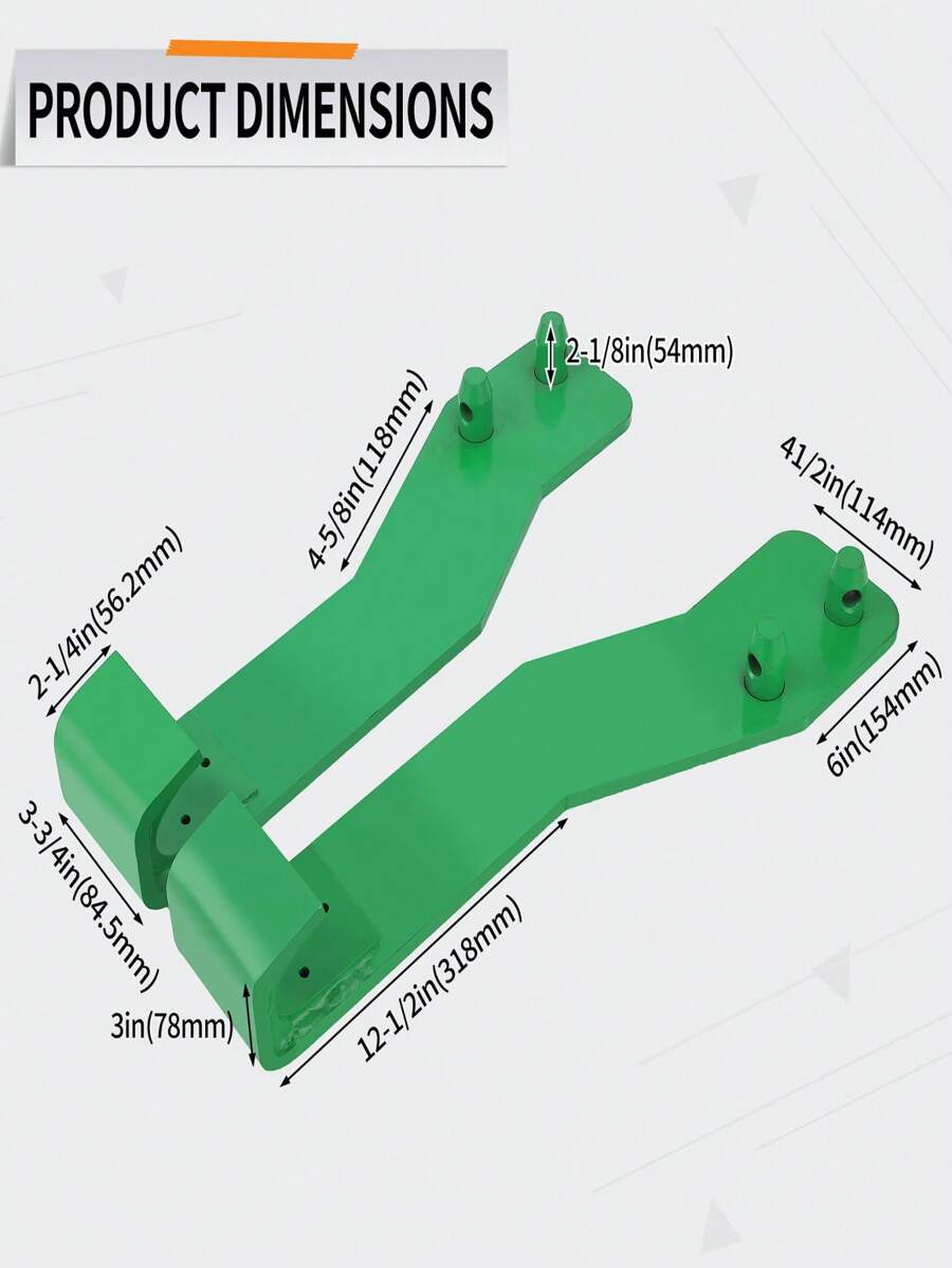 Tractor Loader Quick Tach Weld On Mounting Brackets Compatible With ...