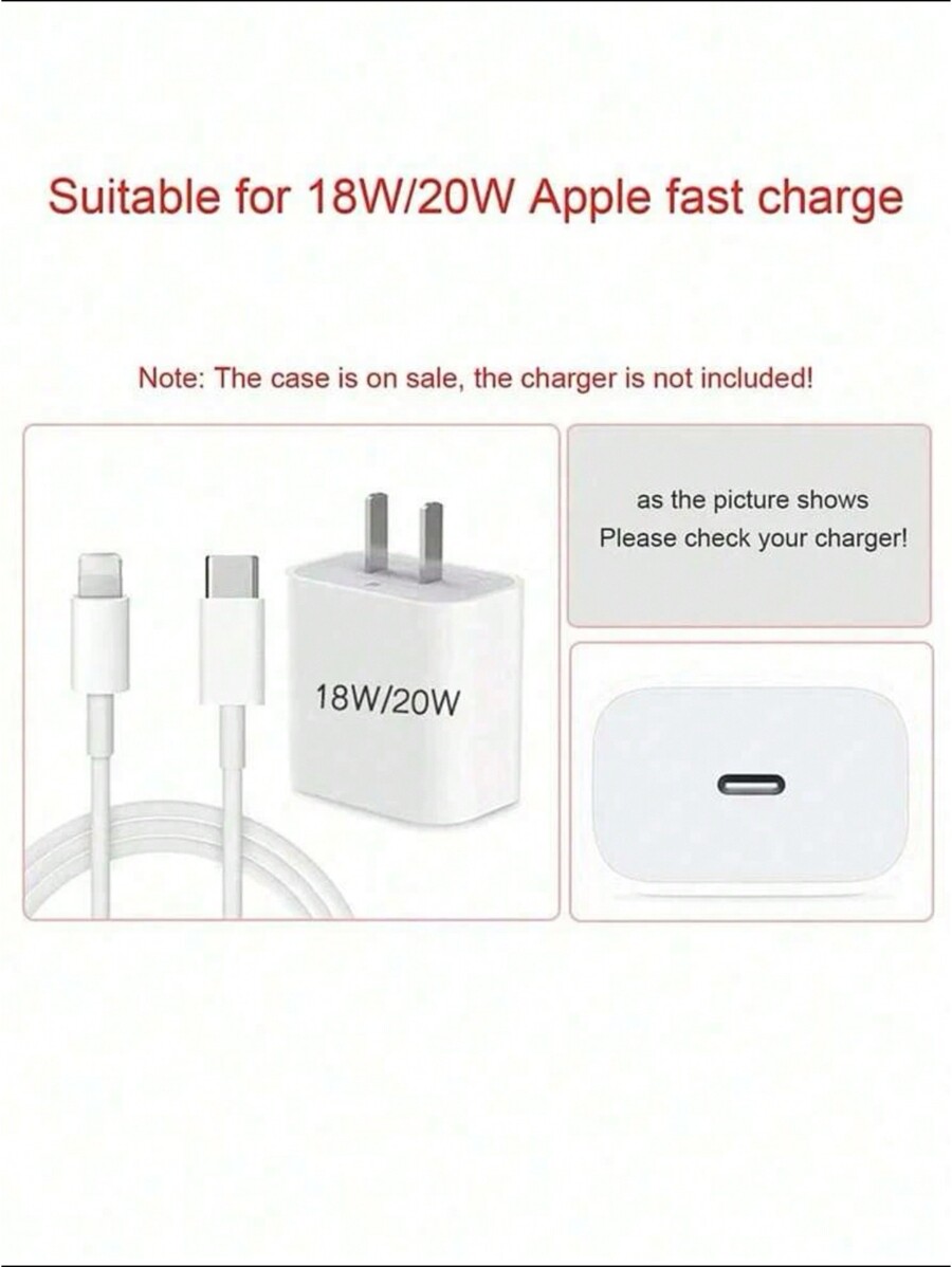 Full Screen Purple Flowers Trendy Transparent Phone Case + Charger ...