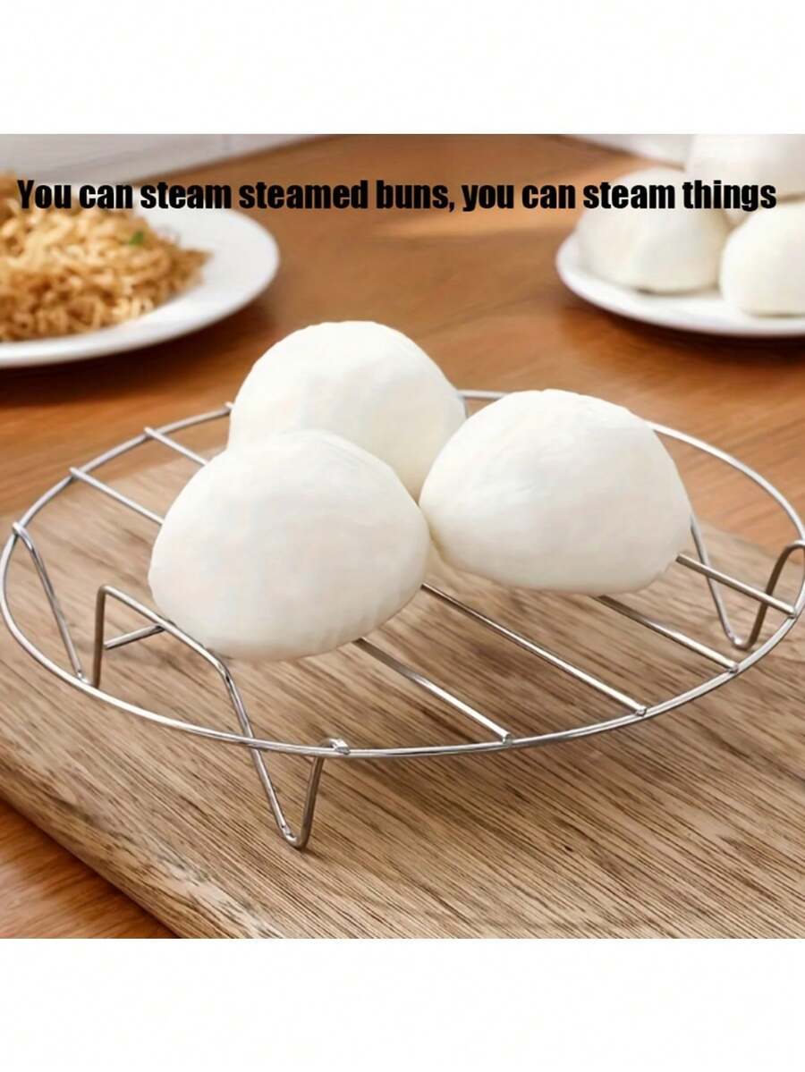1pc Cooking Rack Round Stainless Steel, Steamer Rack, Kitchen Tools ...