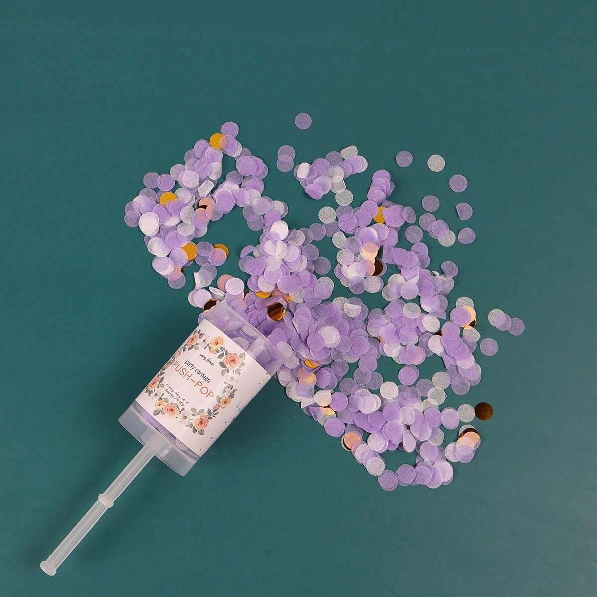 Wedding Flower Spray Tube, Celebration Push-Pull Confetti Cannon ...