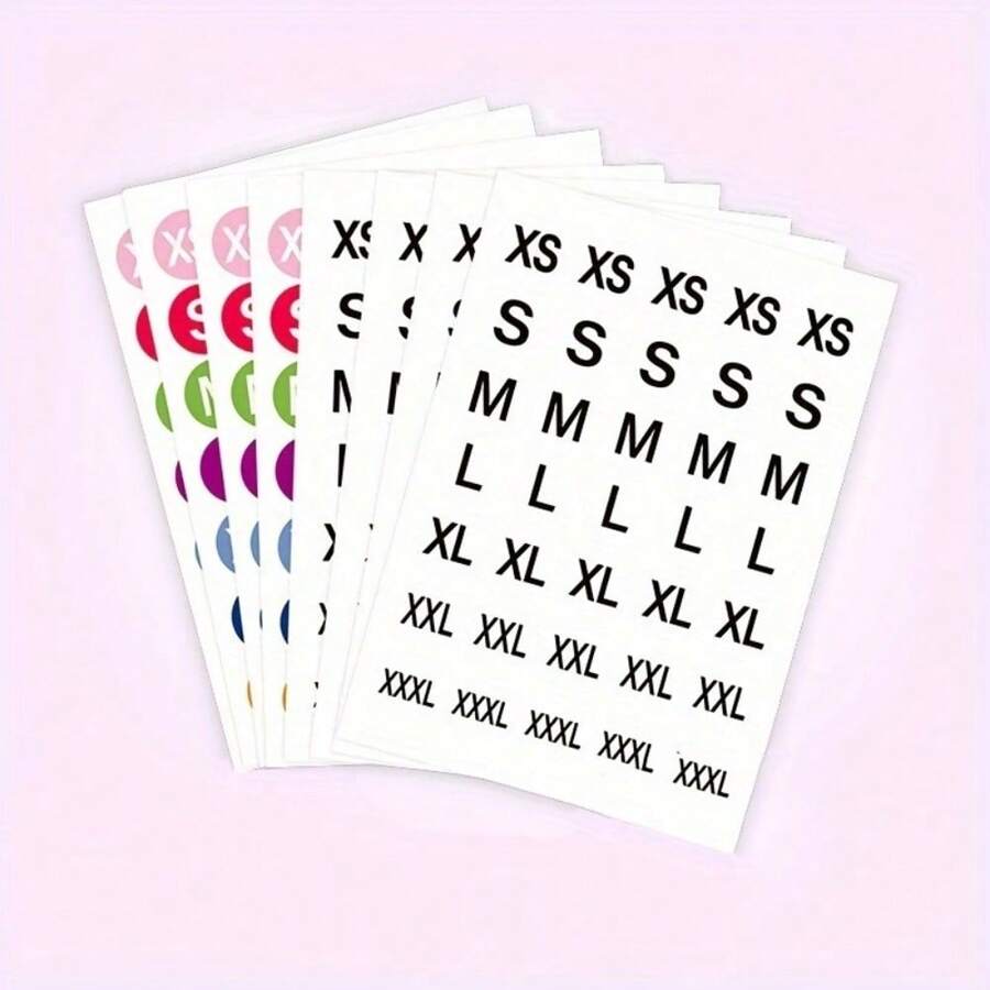 350pcs/Pack Self-Adhesive Size Specification Dot Serial Number Label ...