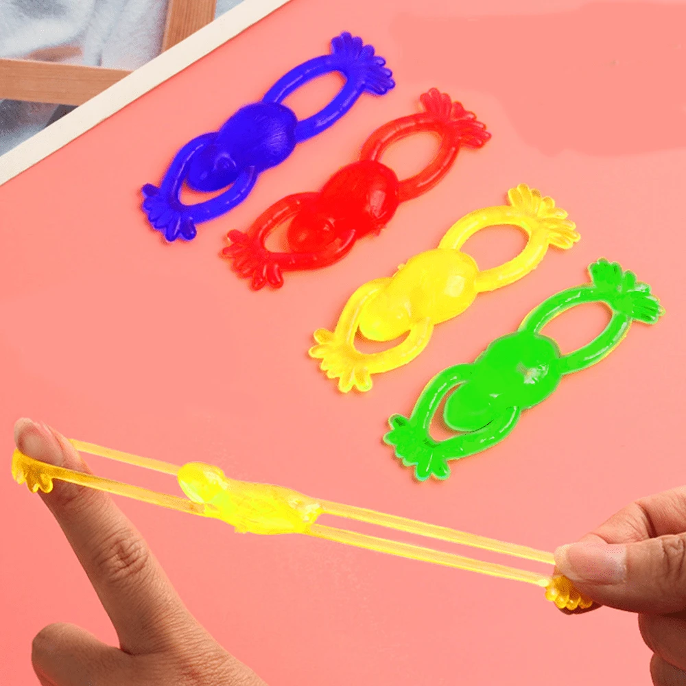 10pcs/20pcs Elastic Frog Slingshot Toy, Cute Animal Slingshot, Stress ...